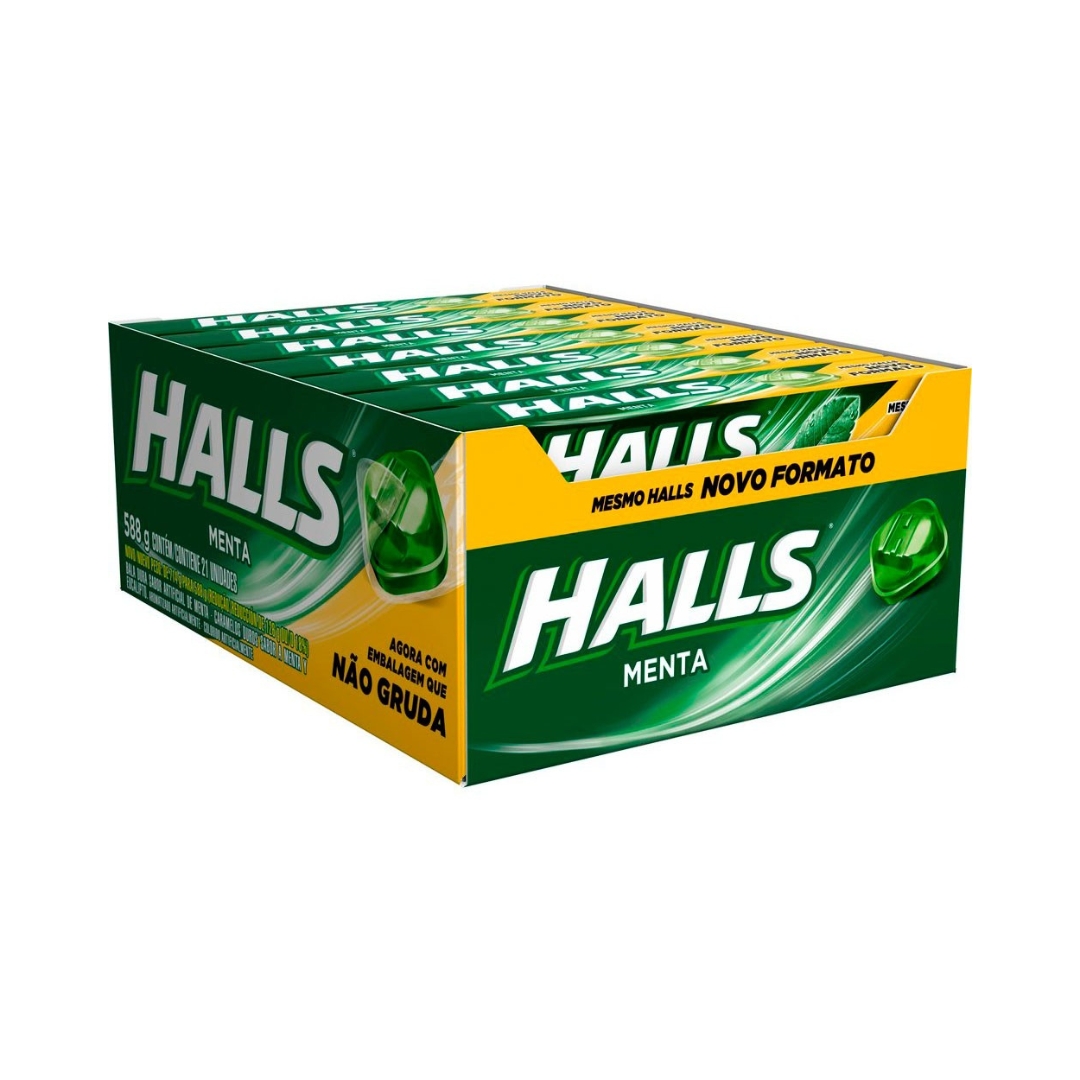 HALLS BALA MENTA 21X28G – HL-0003 – IDO Distributor